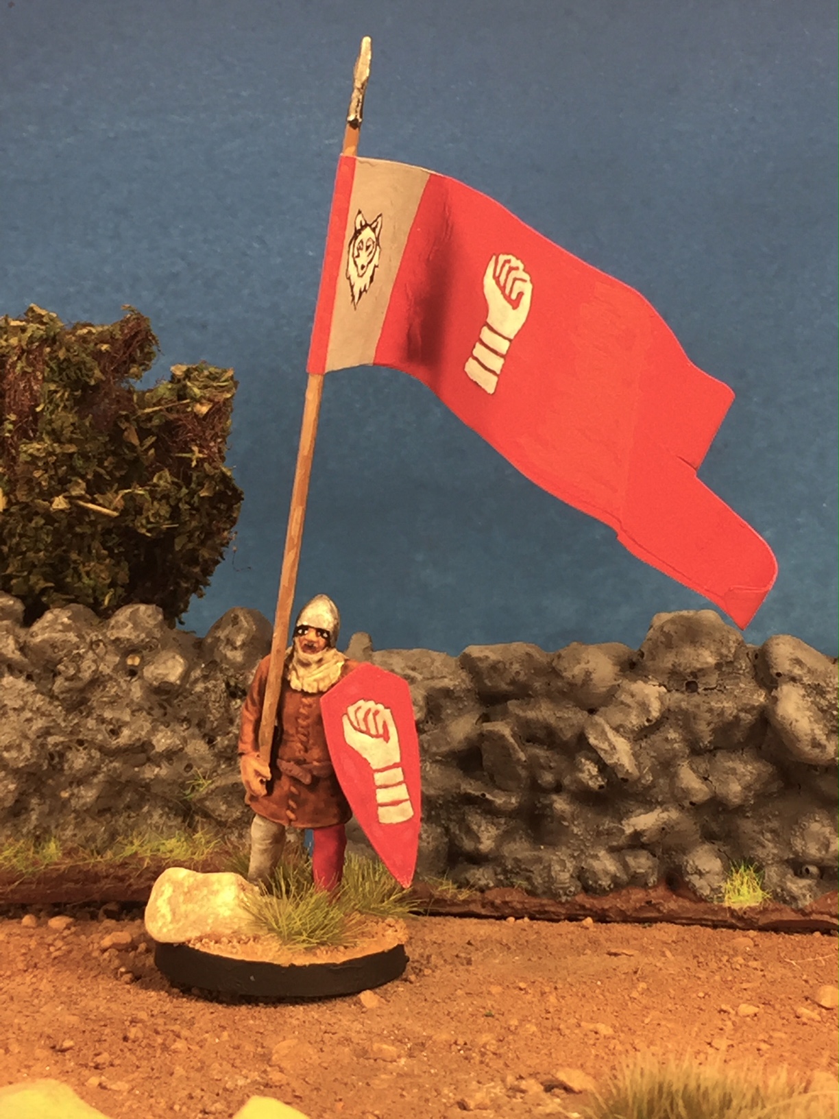 The Banner Bearer of the Glover mixed unit | wargamesgazette