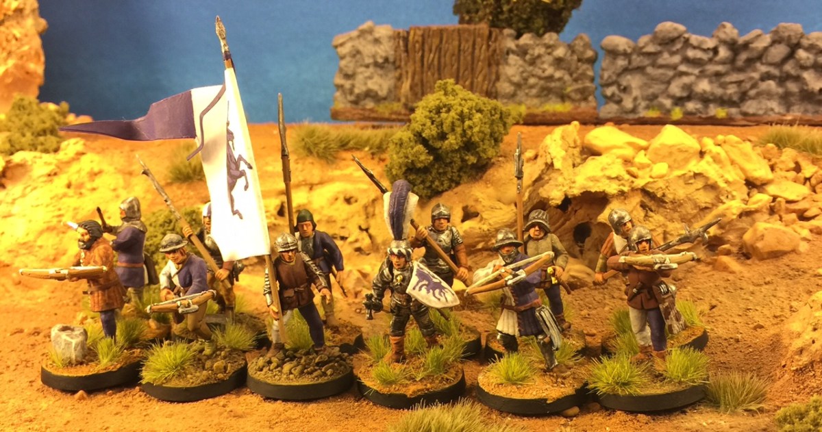 The finished House Brax mixed unit | wargamesgazette