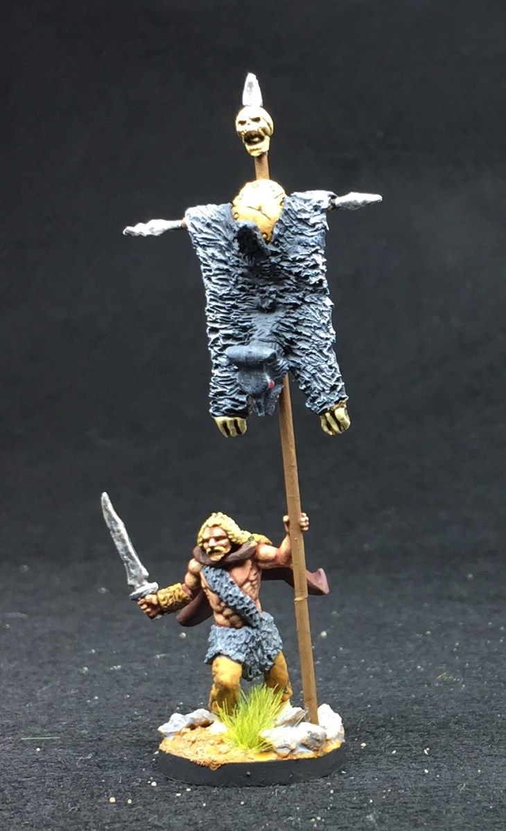 The Wildling army standard bearer | wargamesgazette