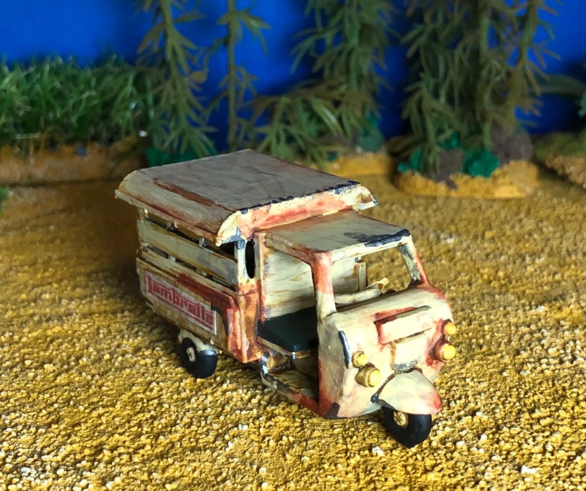 A three wheel Lambretta | wargamesgazette